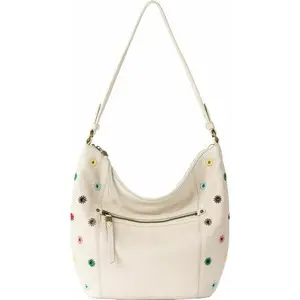 THE SAK Sequoia Leather Hobo Bag - Stone Multi Eyelet
