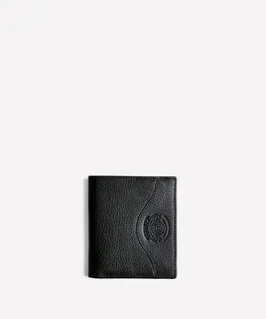 Ghurka Compact Wallet No. 397 Vintage Black Leather