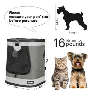 JESPET Pet Soft Backpack Carrier