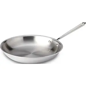 ALL-CLAD D3 12-inch Stainless Steel Fry Pan - Silver