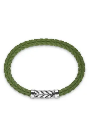 David Yurman Chevron Rubber Bracelet