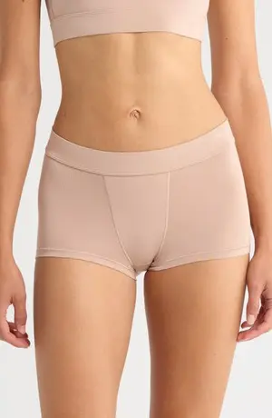 WOXER Luxe Bold Stretch Modal Boyshorts - Chai