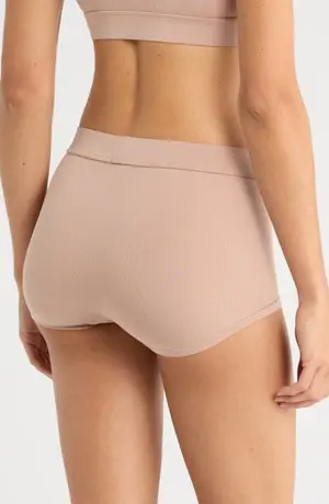 WOXER Luxe Bold Stretch Modal Boyshorts - Chai