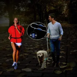 JESPET Hands Free Bungee Dog Leash Medlg Dogs