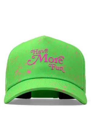 MELIN Odysea Neon Drip Hydro Performance Trucker Cap - Slime