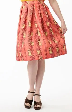 Unique Vintage Swing Skirt