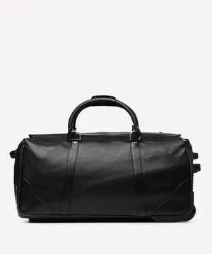 Ghurka Kilburn Rs No. 252 Rolling Duffel - Vintage Black Leather