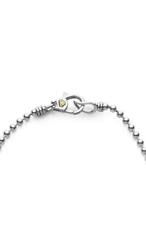 Lagos Caviar Icon Single Strand Bracelet - Silver