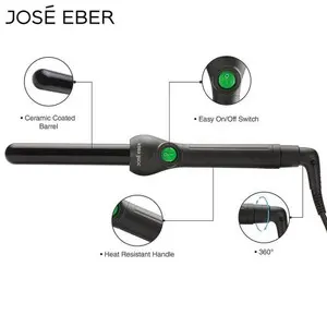 JOSE EBER Clipless Curling Iron 1" Ceramic Barrel