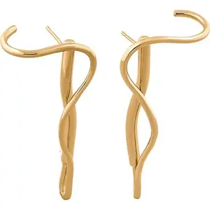 PIERETTI Calanta Gold-Plated Dangle Earrings