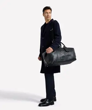 Ghurka Cavalier Ii No. 97 Duffle - Vintage Black Leather