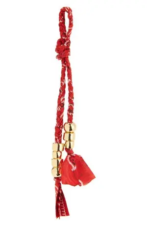 Baublebar Kenna Braided Bandana Bag Charm - Red