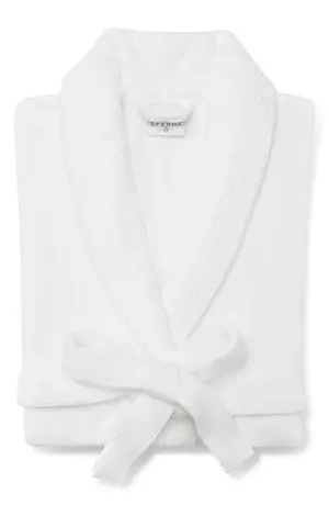 SFERRA Cielo Cotton Terry Robe - White
