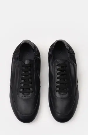 SCAROSSO Leggera Sneakers - Black - Calf
