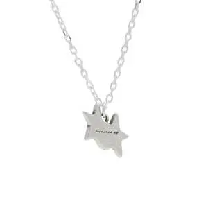 TWOJEYS Tilted Star Pendant Necklace