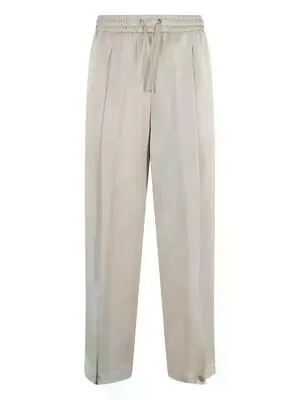 Herno Pleated Drawstring Pants - Neutrals