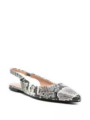 Moschino Slingback Ballet Flats