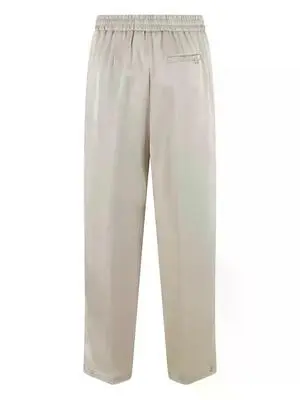 Herno Pleated Drawstring Pants - Neutrals