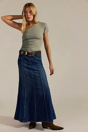 Free People Denim Skirts