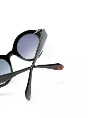 GIGI STUDIOS Stella Round-frame Sunglasses - Black
