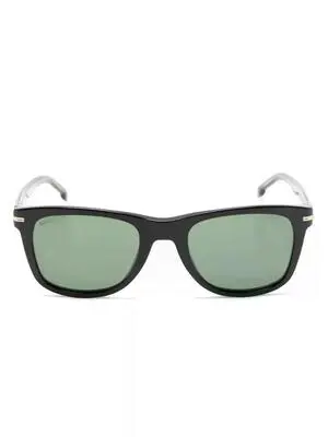 BOSS Square-frame Tinted Sunglasses - Black