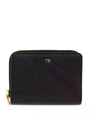 TOM FORD Zip-around Leather Wallet - Black