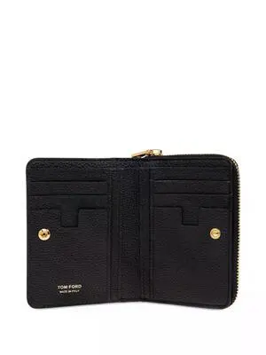 TOM FORD Zip-around Leather Wallet