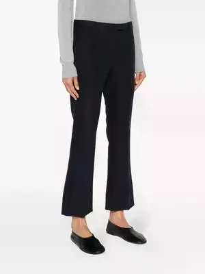 Max Mara Pressed-crease Flared Trousers
