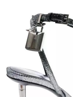 TOM FORD Metallic Heeled Sandals