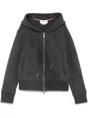 Thom Browne Zip-up Wool Hoodie