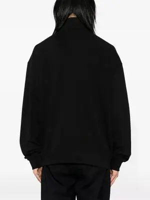 Hugo Zip-neck Logo Print Sweatshirt