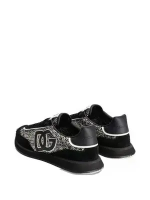 Dolce & Gabbana Panelled Sneakers - Black