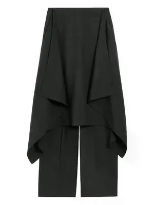 AMI Paris Layered Wool Trousers