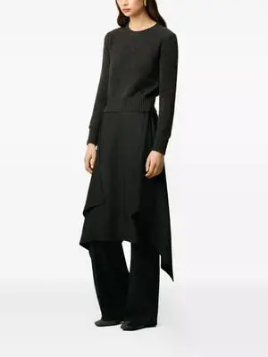 AMI Paris Layered Wool Trousers