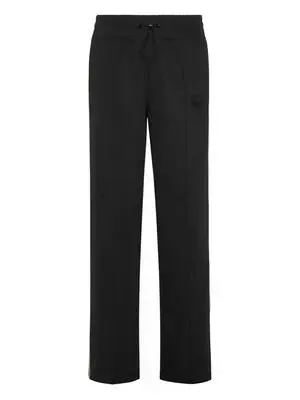PLEIN SPORT Logo-patch Track Pants - Black