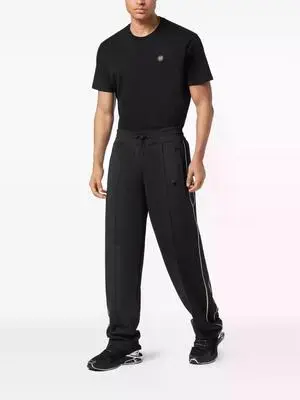 PLEIN SPORT Logo-patch Track Pants - Black