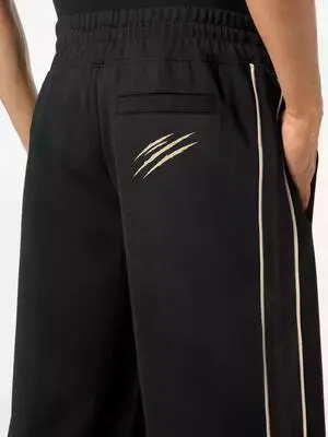 PLEIN SPORT Logo-patch Track Pants - Black