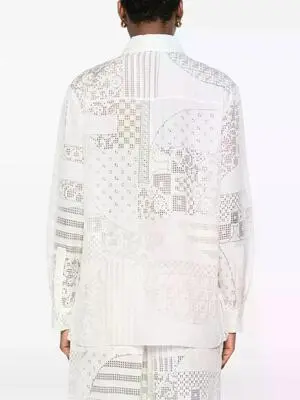 Fendi Lace-panel Shirt