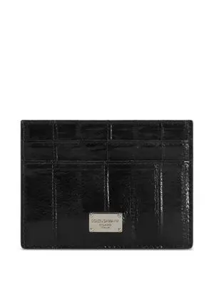 Dolce & Gabbana Textured Leather Card Holder