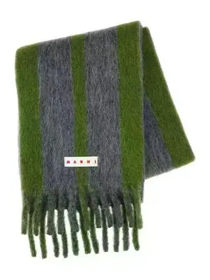 Marni Striped Scarf - Grey