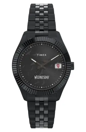 TIMEX® X Wednesday Legacy Bracelet Watch - Black