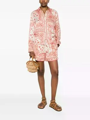 Fendi Floral-print Silk Shirt
