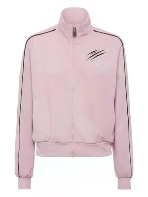 PLEIN SPORT Logo-patch Zip-up Jacket