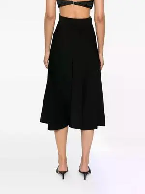 Max Mara Lazio Knitted Midi Skirt - Black