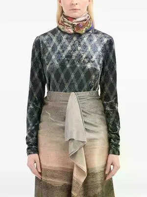 PIERRE-LOUIS MASCIA Aloeuw Floral-print Silk Scarf - Neutrals