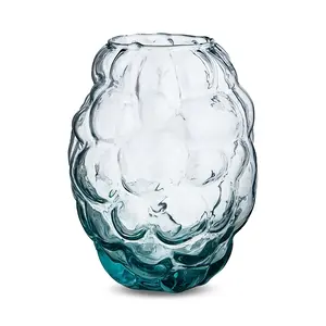 KOSTA BODA Moss Vase, Circular - Blue