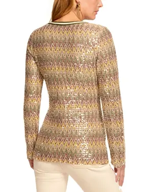 Ramy Brook Kiki Sequin Cardigan