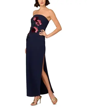 Aidan Mattox Beaded Sequin Gown