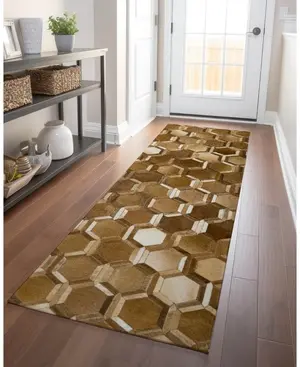 DALYN RUG COMPANY Dalyn Bozeman Bm1 Runner Area Rug, 2'3 X 7'6 - Brown