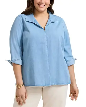 Foxcroft Drop Shoulder Shirts For Women